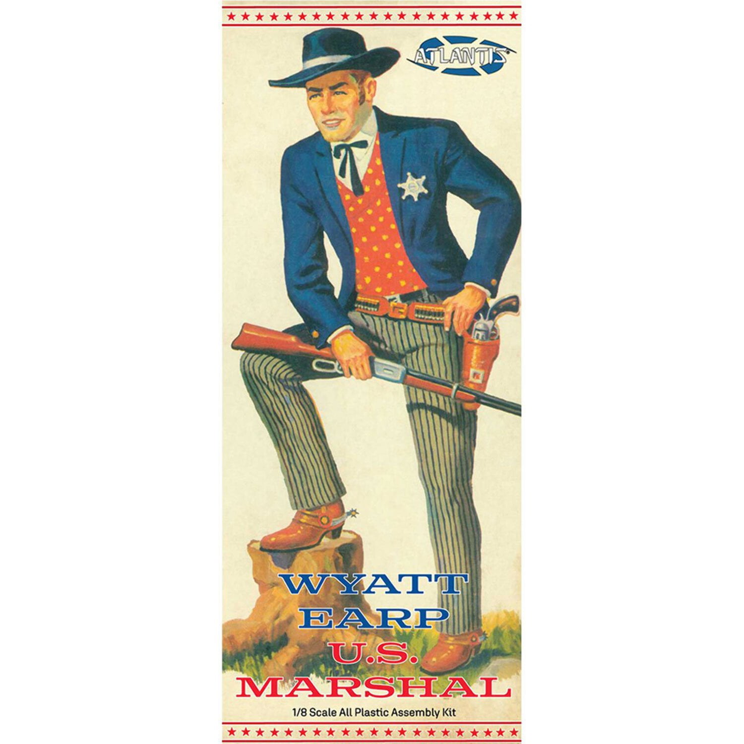 Wyatt Earp U.S. Marshal Wyatt Earp 1:8 Scale Model Kit - Walmart.com