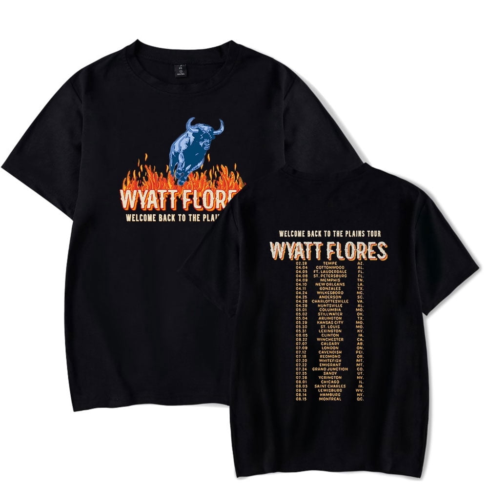 Wyatt Flores 2025 Welcome BACK to The Plains Tour Short Sleeve Top ...