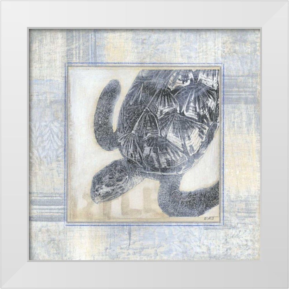Wyatt Jr., Norman 26x26 White Modern Wood Framed Museum Art Print ...