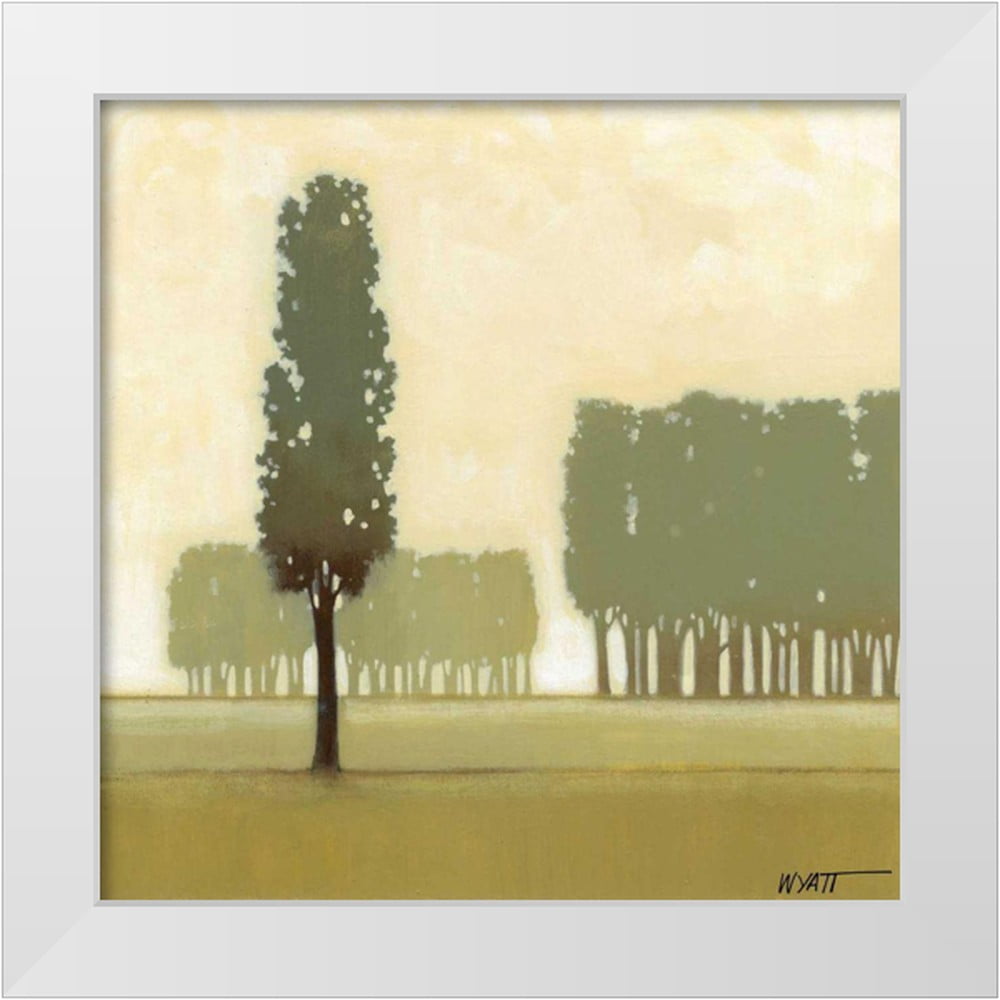 Wyatt Jr., Norman 26x26 White Modern Wood Framed Museum Art Print ...