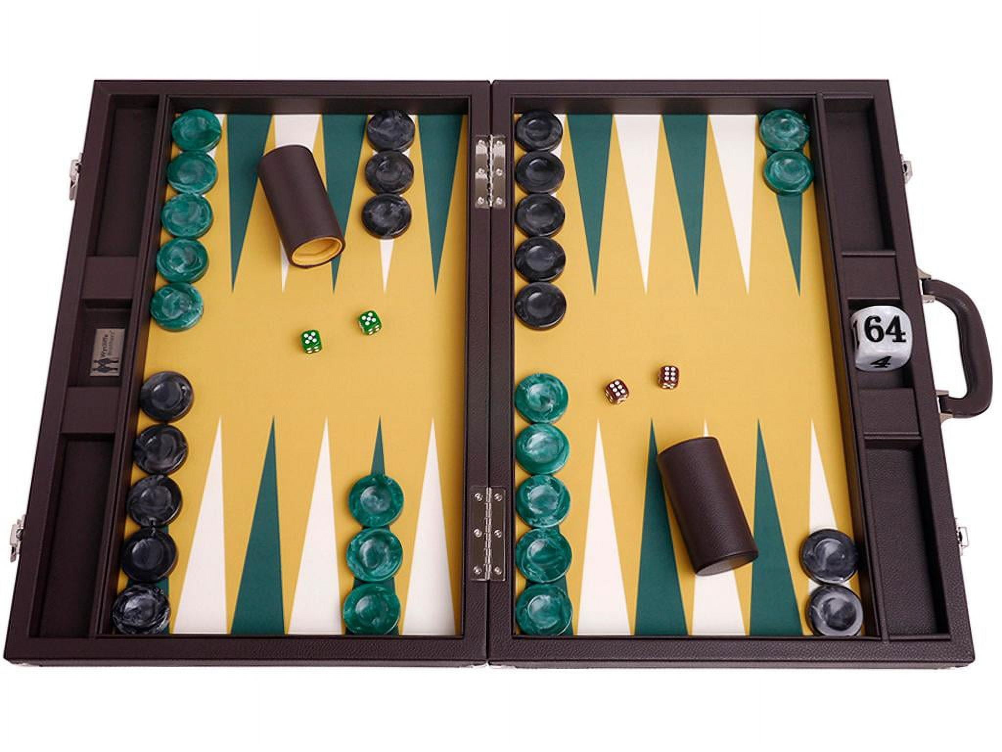 Wycliffe Brothers 21-inch Tournament Backgammon Set Australia | Ubuy