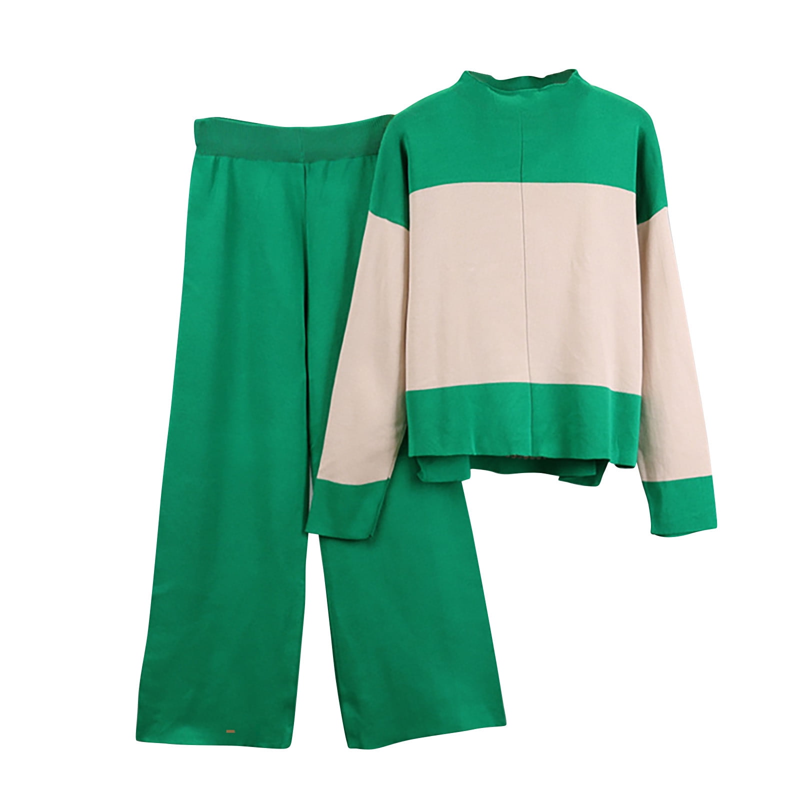 Wycnly 2 Piece Lounge Sets for Women Sweater 2 Piece Outfits for Women ...