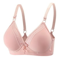 Wycnly Full Figure Bras for Women Plus Size Open Closure Comfort ...