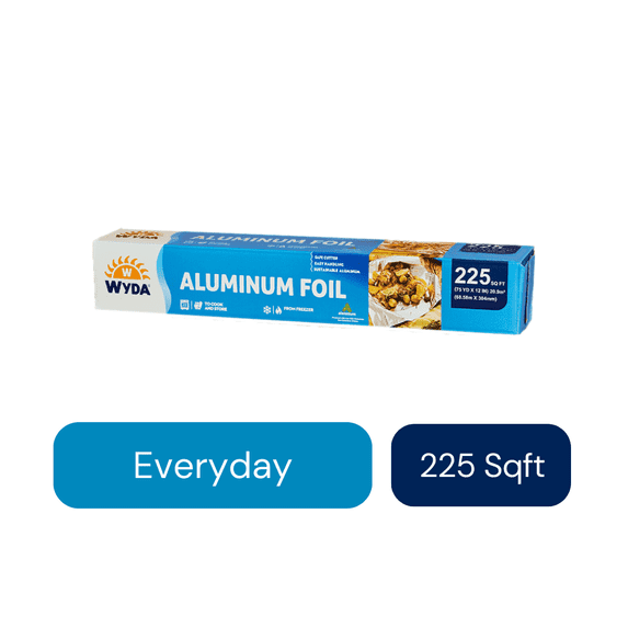 Wyda Aluminum Foil Rolls, Standard, 225 Sqft, 1 Pack - Walmart.com