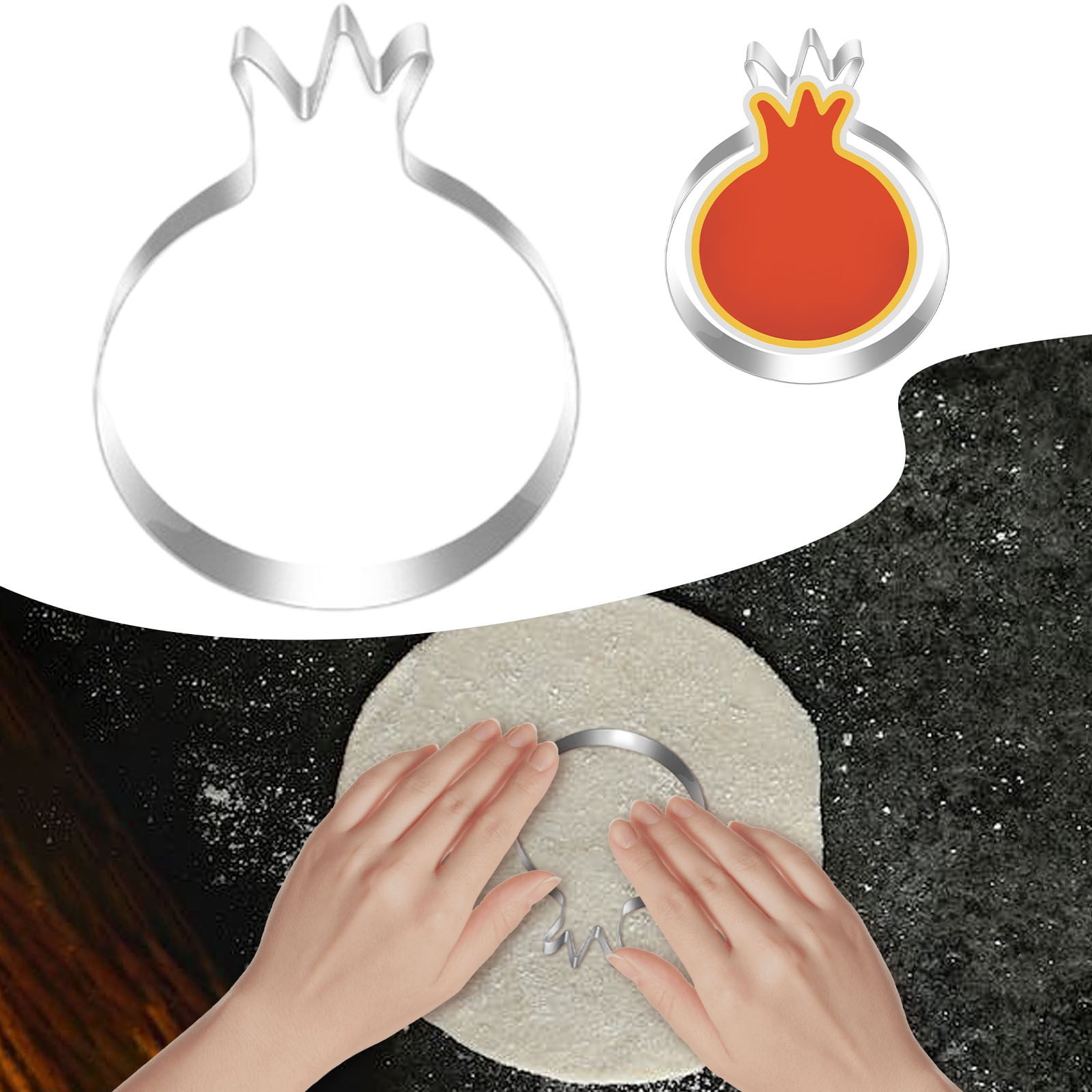 Wyihui Large Pomegranate Cutter For Baking Stainless Steel Fruit Shape ...