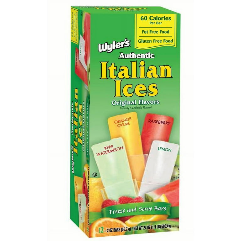 Wylers Italian Ice Freeze In Assorted Original Flavors, 45% OFF