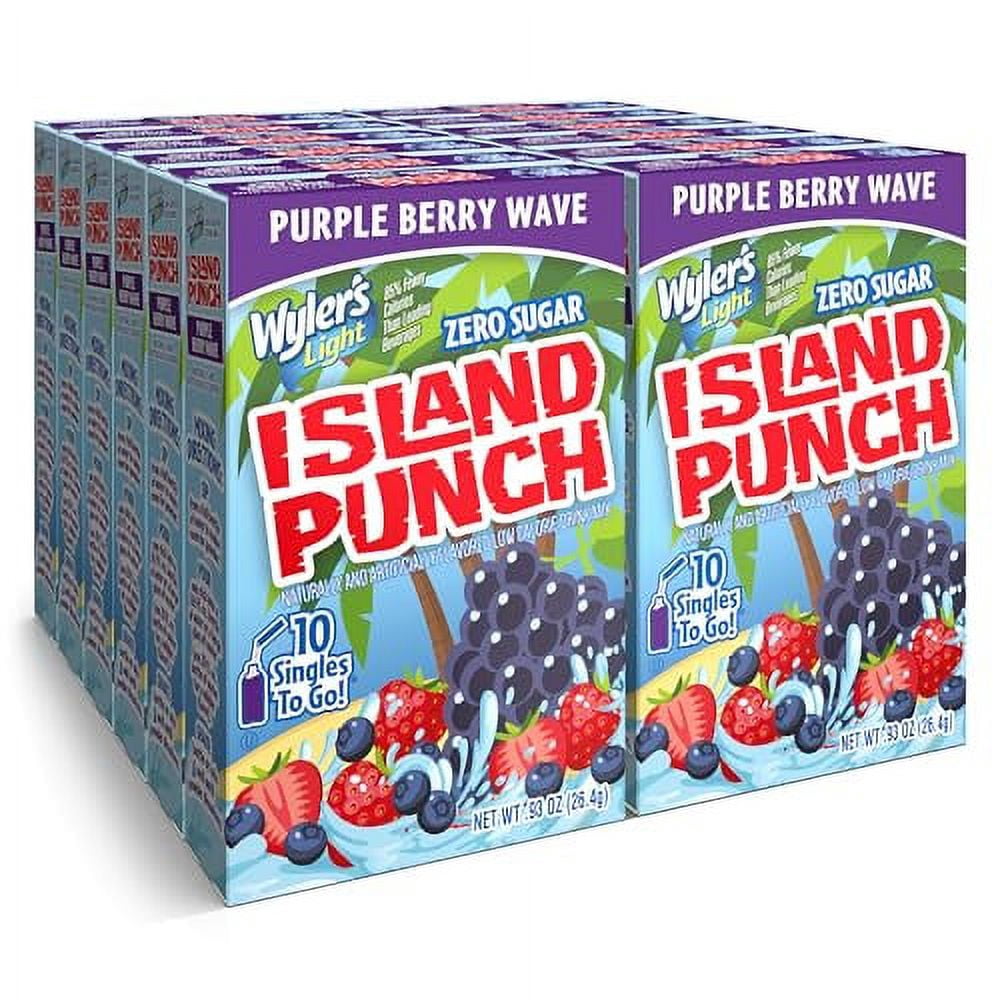 Wyler's Light Island Punch, Purple Berry Wave, 10 CT - Walmart.com