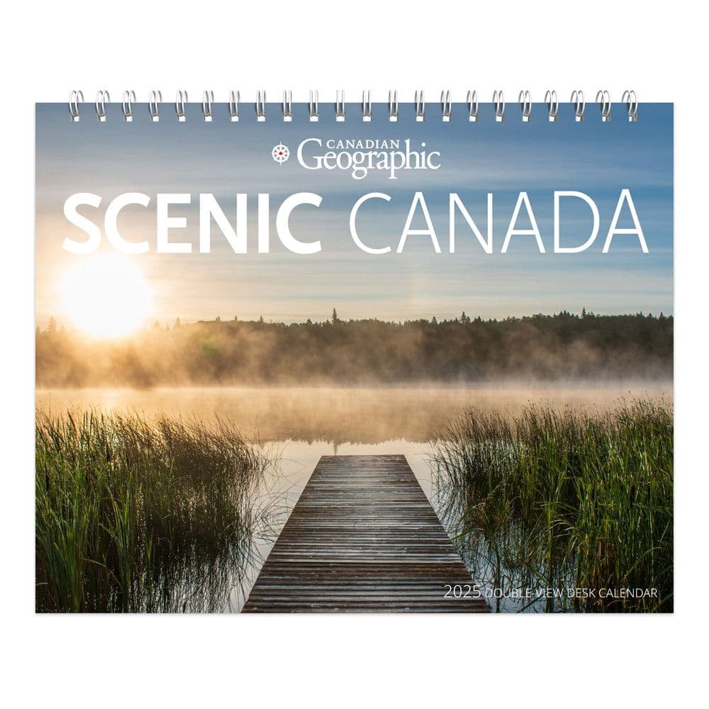 Wyman Publishing, Canadian Geographic Scenic 2025 Easel Desk Calendar ...