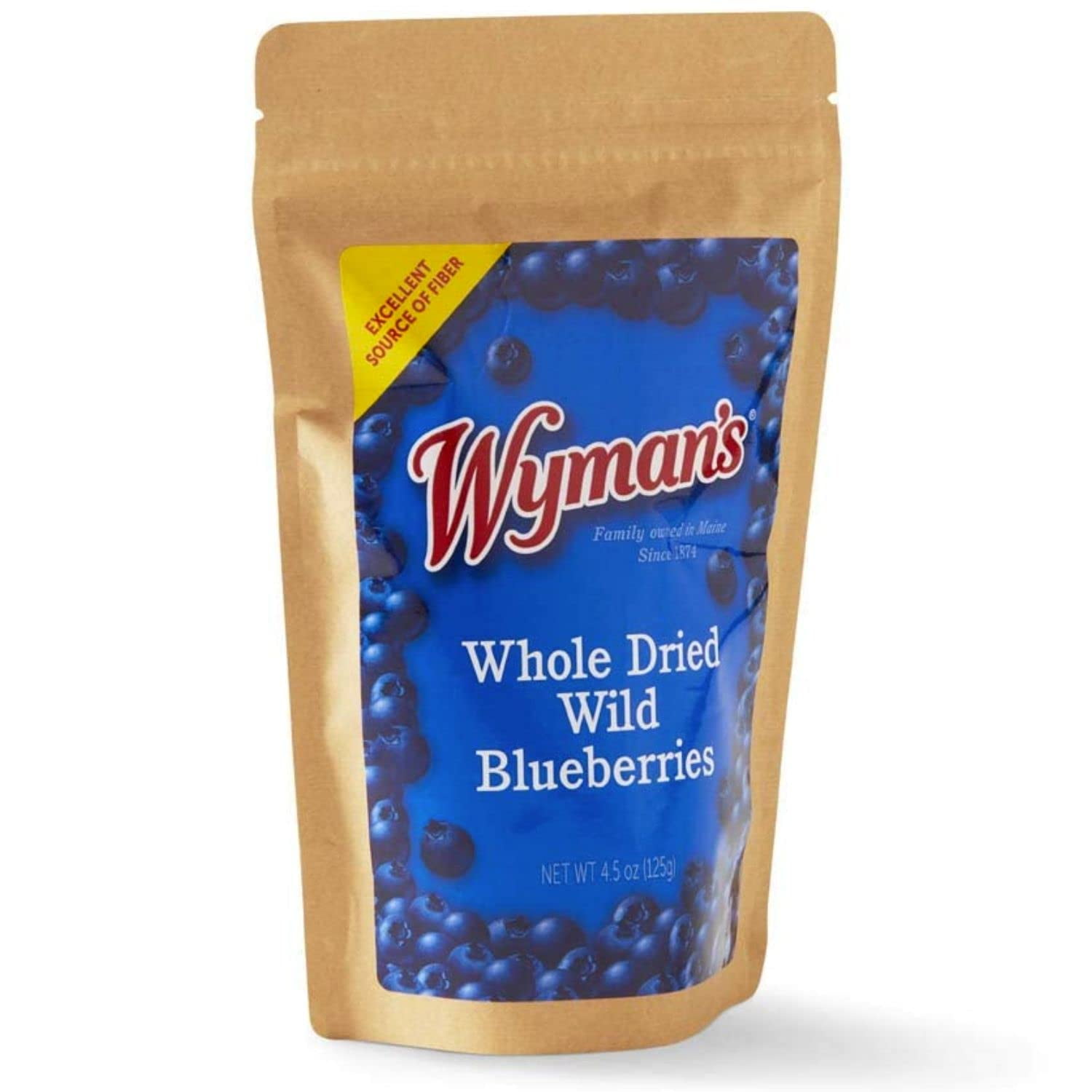 Wyman's Whole Dried Wild DMF15 Blueberries - 100% Wild Blueberries, No ...