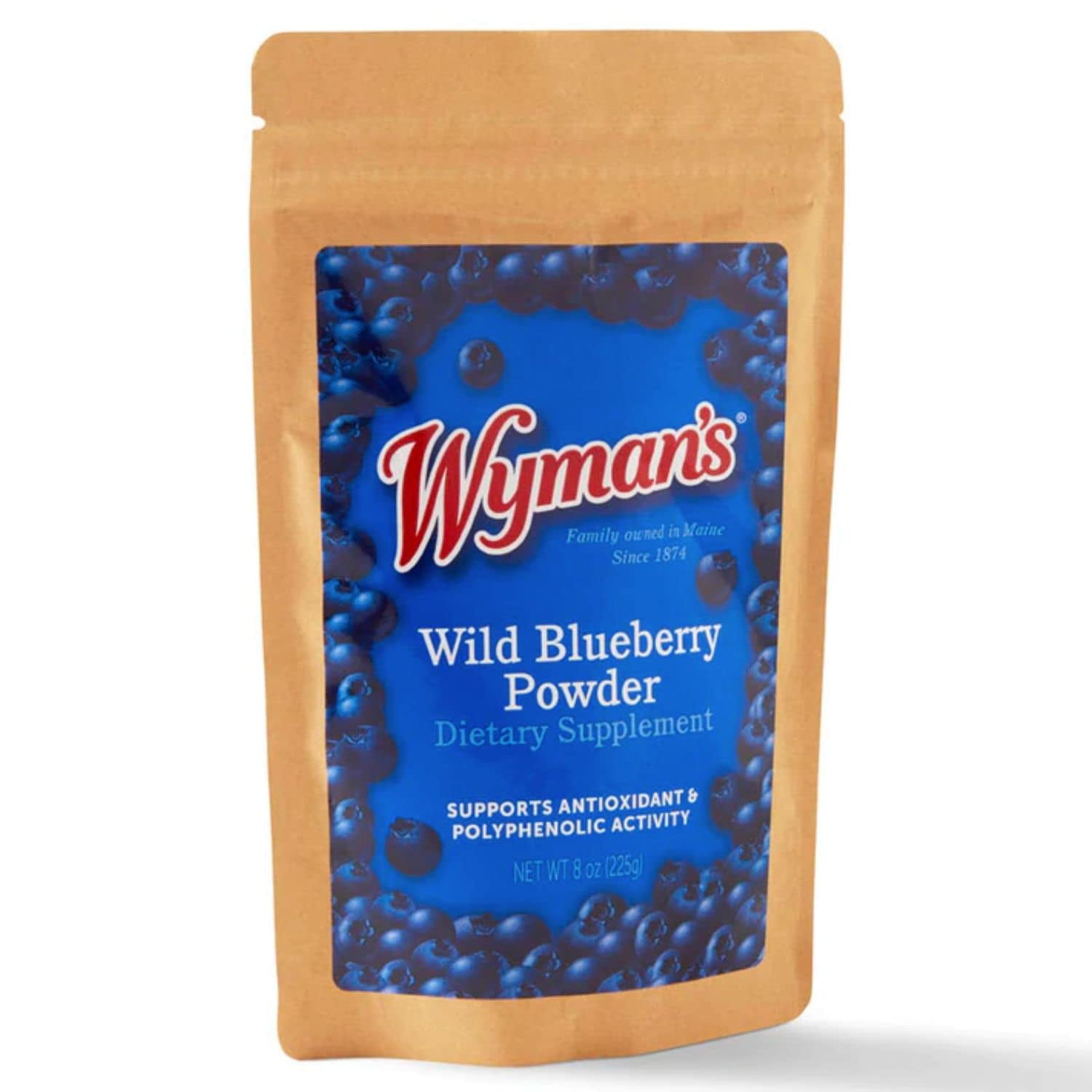 Wyman's Wild Blueberry Powder - 100% Wild Blueberries, No Sugar Added ...
