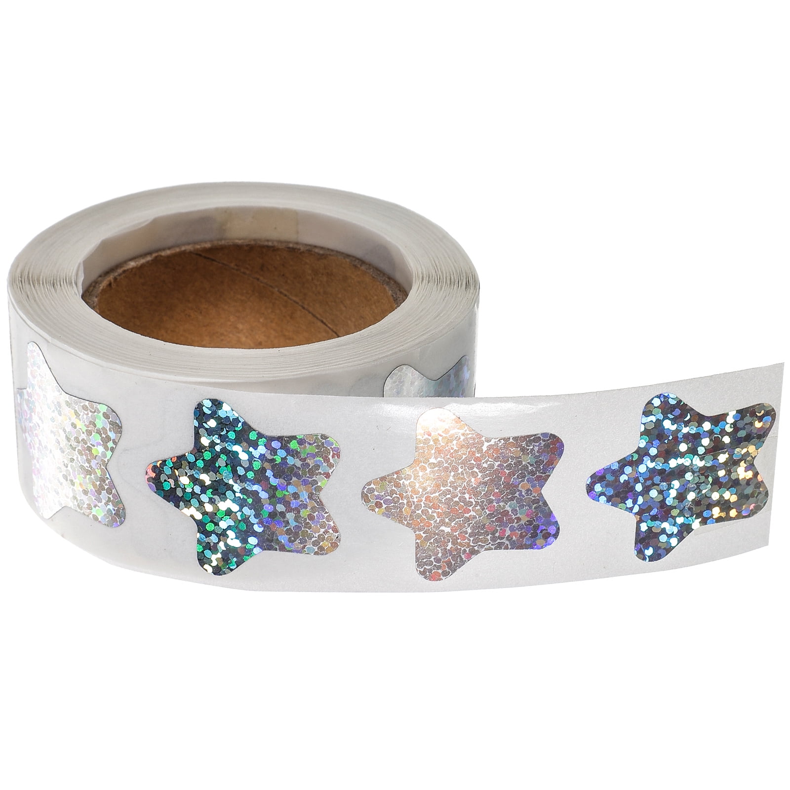 WynBing 1 Roll of Star Stickers Self-adhesive Star Stickers Shinny ...