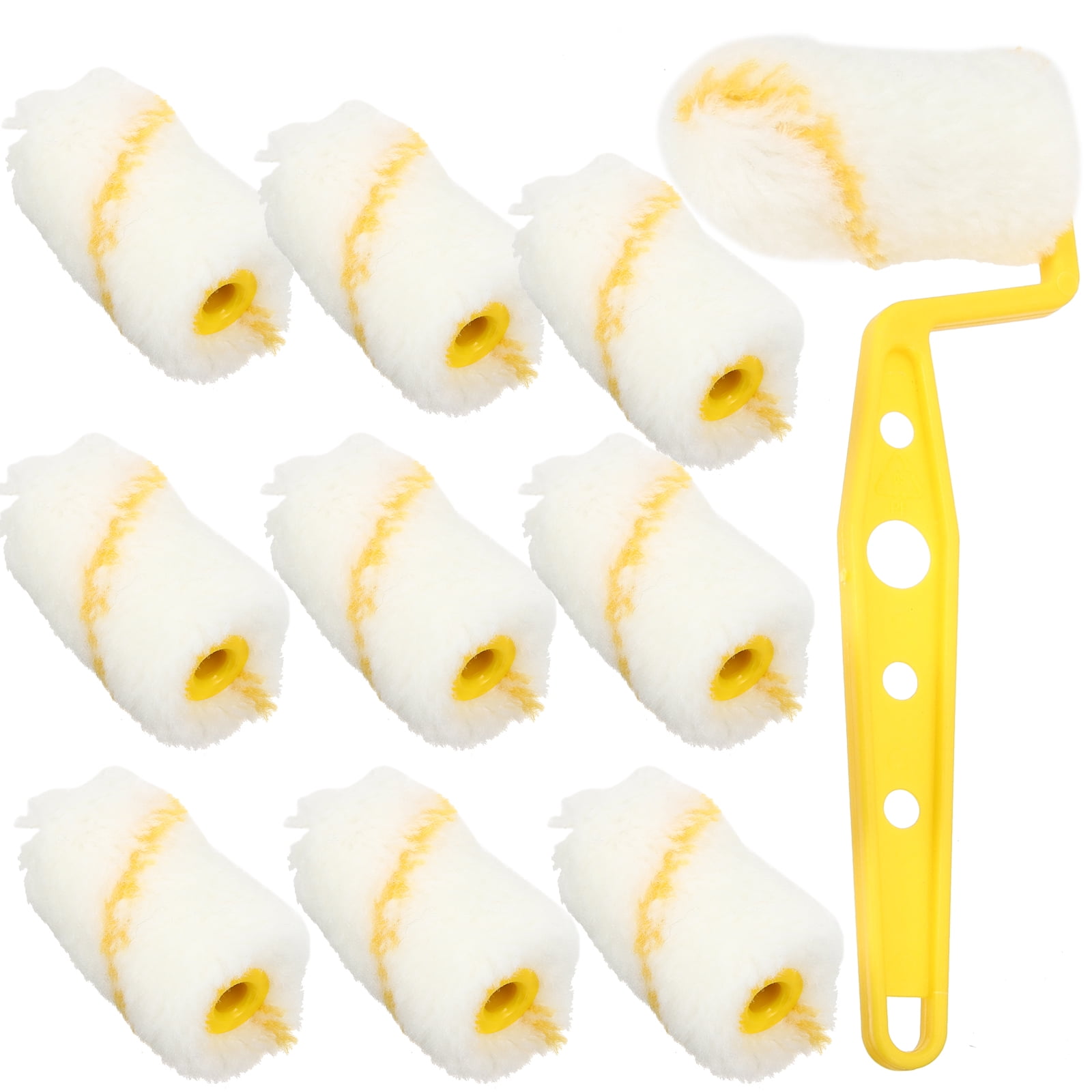 WynBing 1 Set Paint Rollers Refills Painting Roller Brushes Wall ...