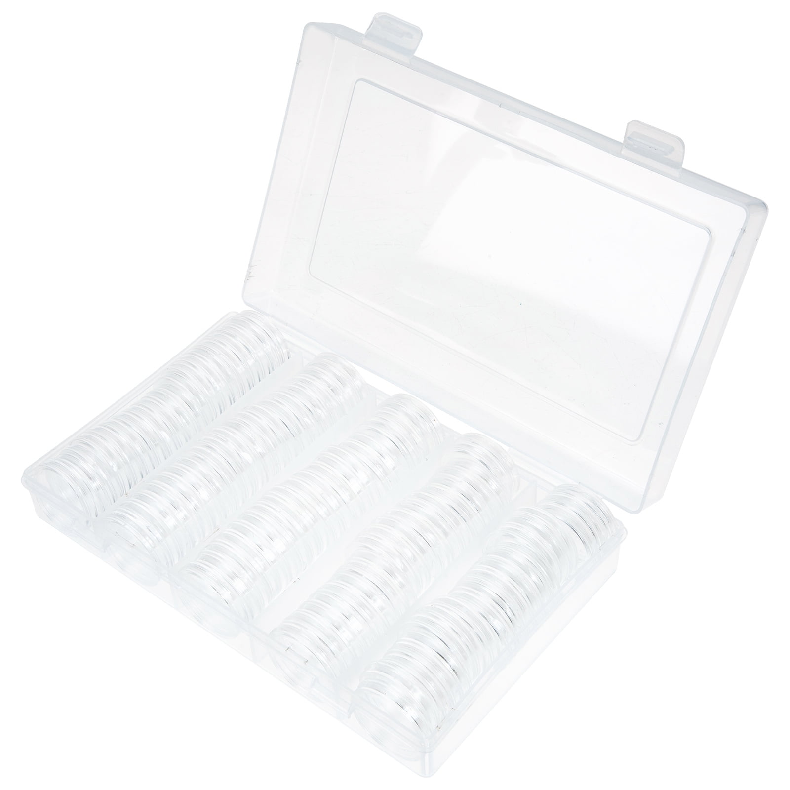 FRCOLOR Transparent Coin Holder for Collecting Made of Material Safe ...