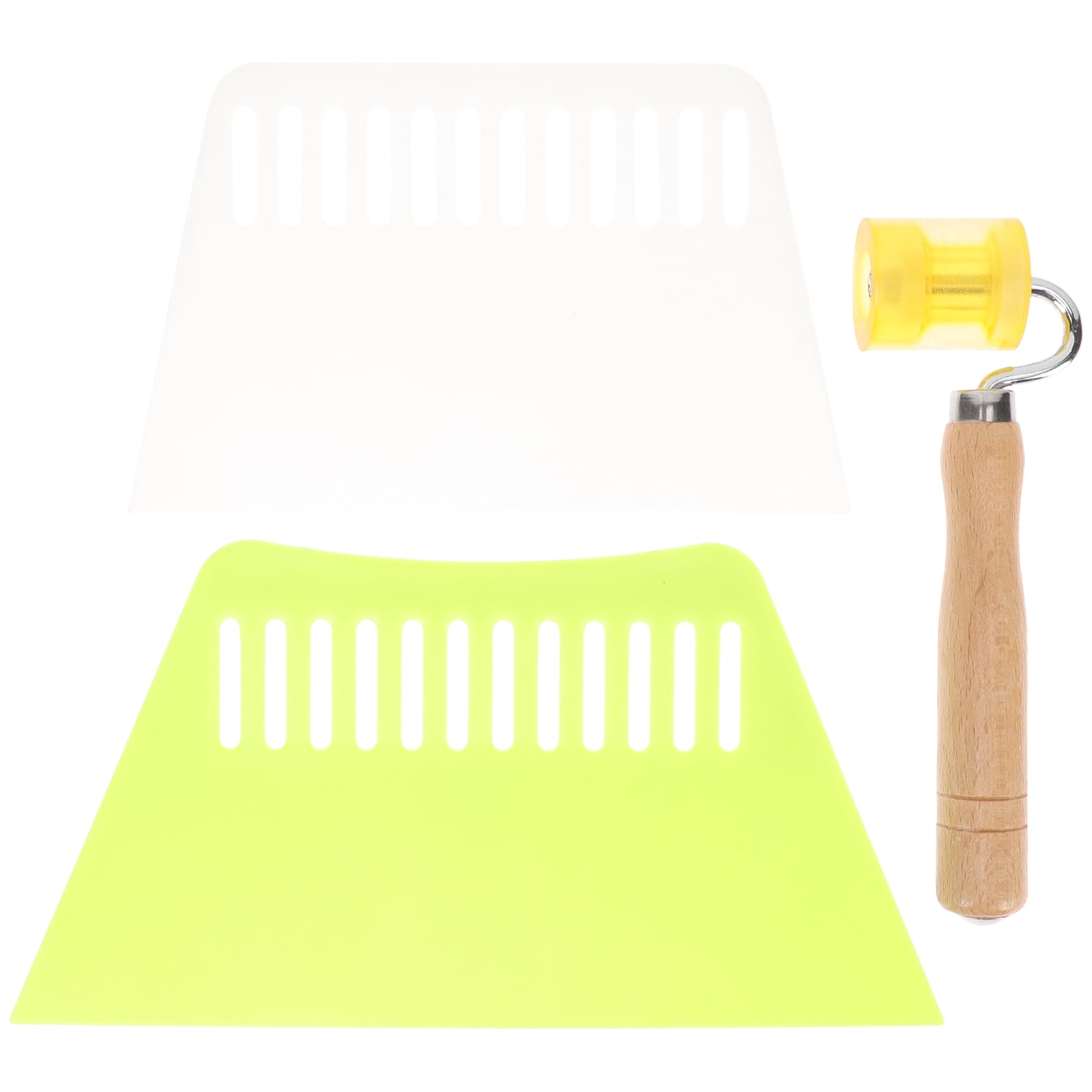 WynBing 1 Set of Wallpaper Roller Scraper Construction Kit Seam Roller ...
