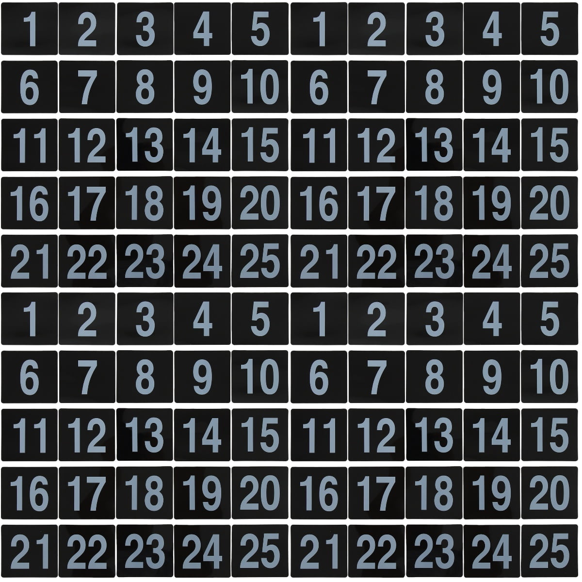 WynBing 100 Pcs Restaurant Table Numbers Tent Table Numbers Seating ...