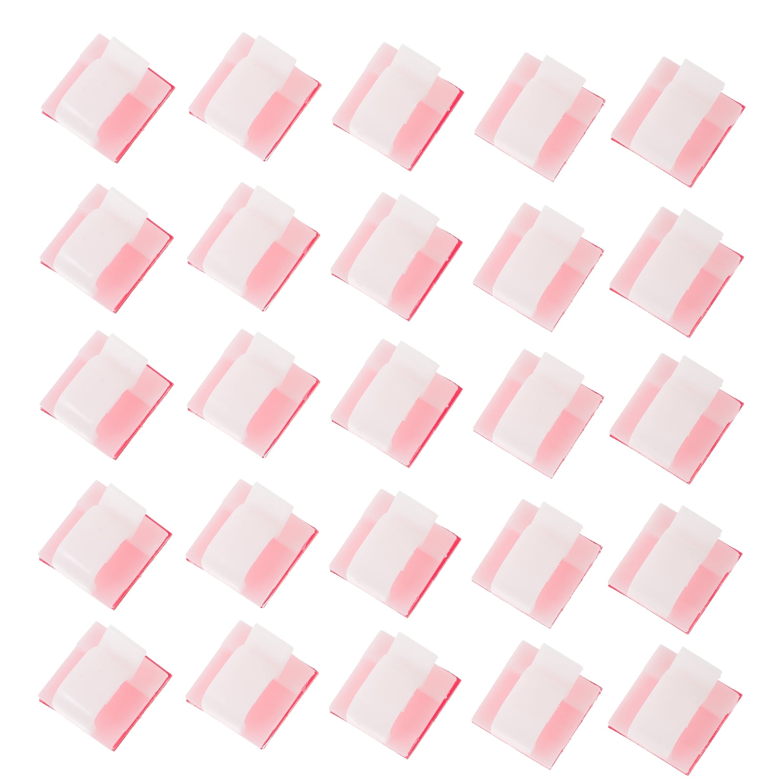 WynBing 100pcs Wire Fixing Clamps Self Adhesive Wire Sorting Clip Cable ...