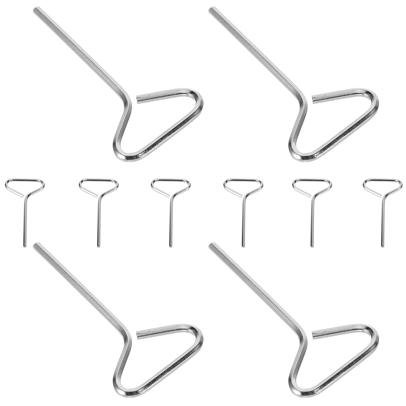 WynBing 10pcs Hex Key Steel Push Device Door Key Replacement Hexagon ...