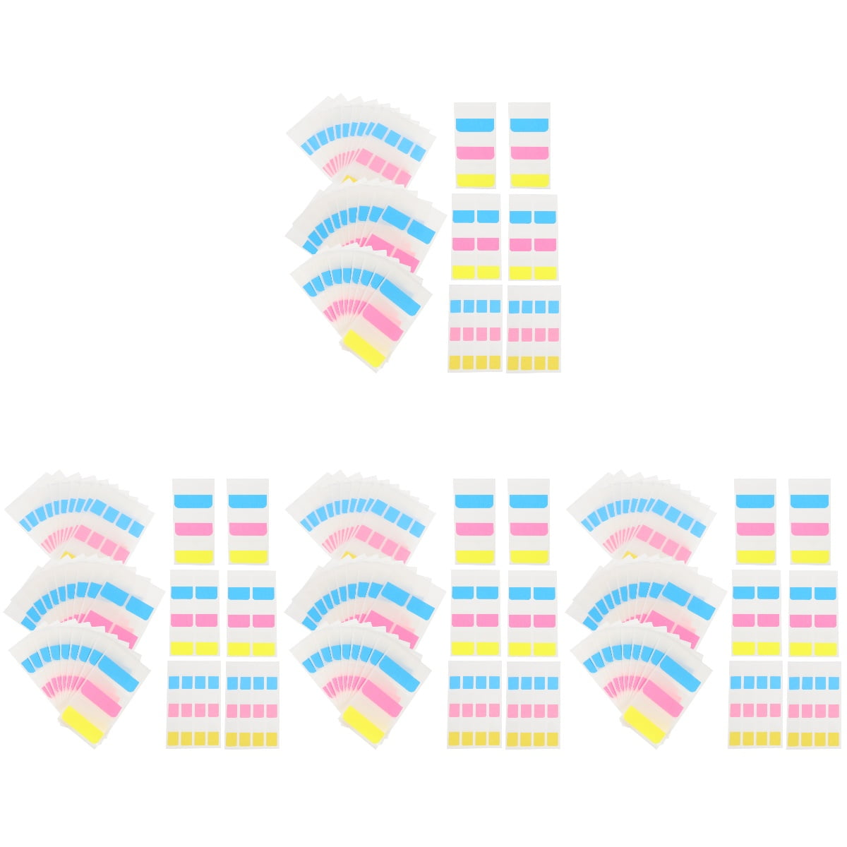 WynBing 12 Sets of Page Marker Self-adhesive Page Tabs Classify Page ...