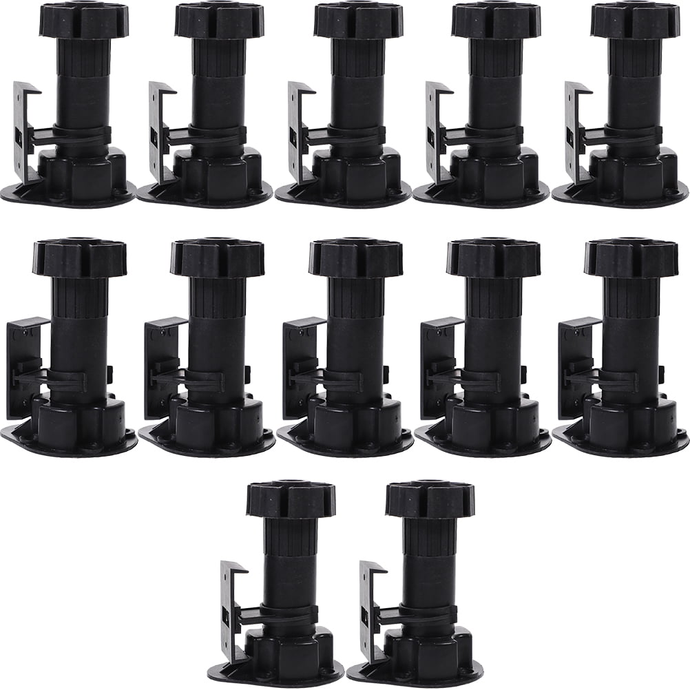 CIMAXIC 12pcs Adjustable Cabinet Feet Levelers Waterproof Load Bearing ...