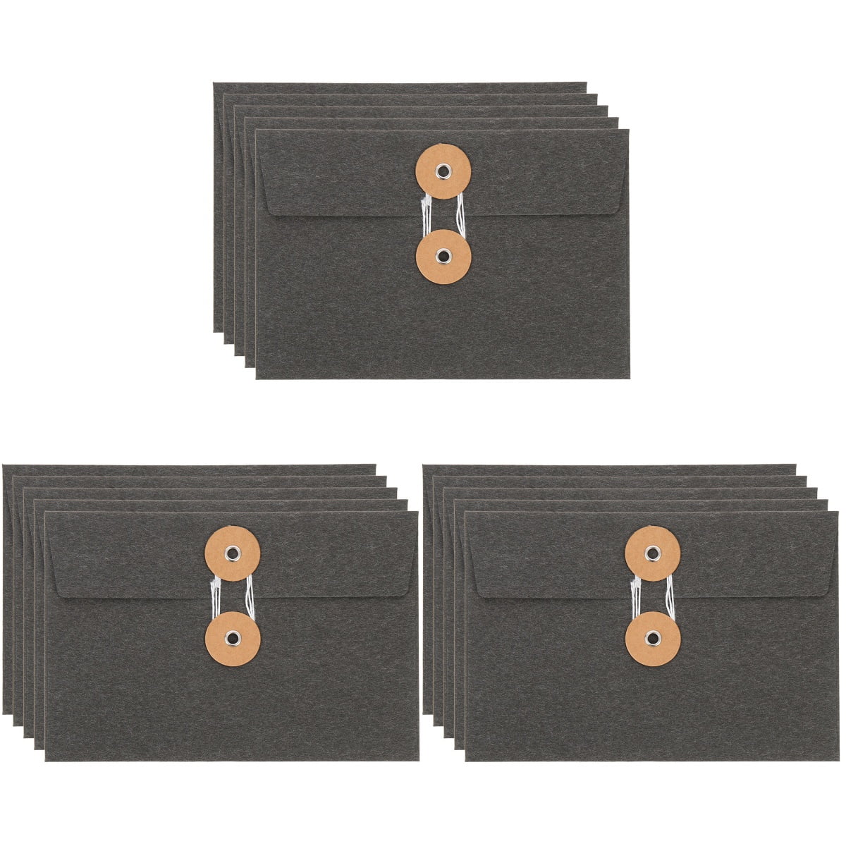 WynBing 15 pcs Vintage Paper Pockets Convenient File Bags Creative ...