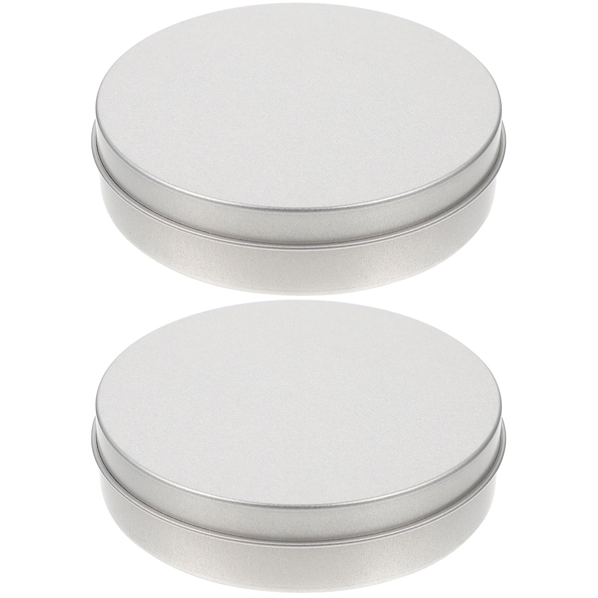 WynBing 2 pcs Cookie Storage Case Round Candy Container Jewelry ...