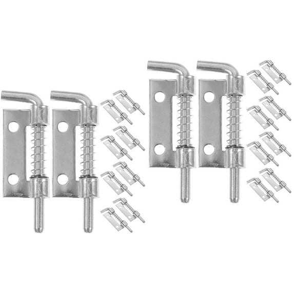 WynBing 20 pcs Spring Latch Spring Bolt Latch Movable Spring Bolt Hinge ...