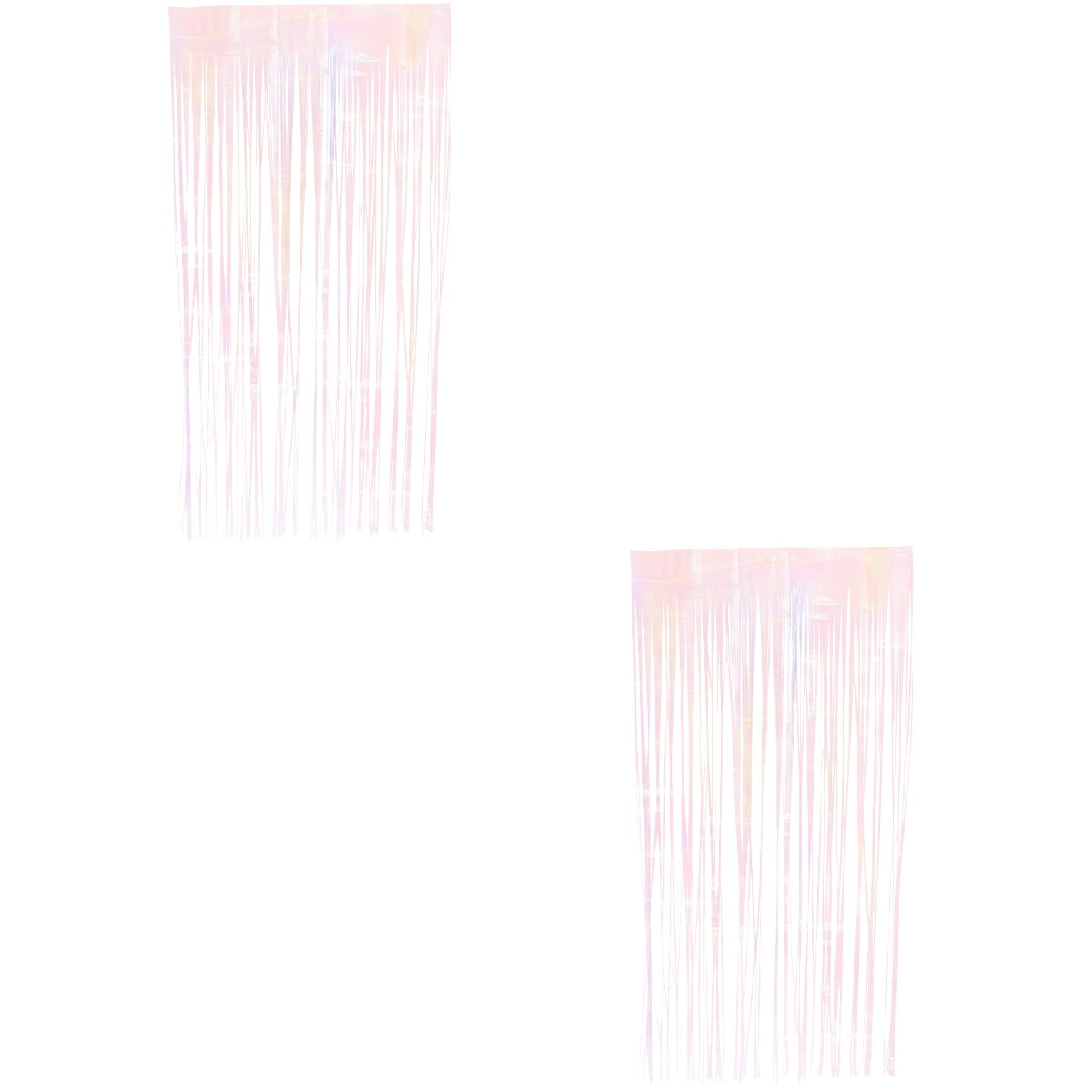 CIMAXIC Fringe Curtains Decoration Transparent Wynbing 2Pcs - Walmart.com