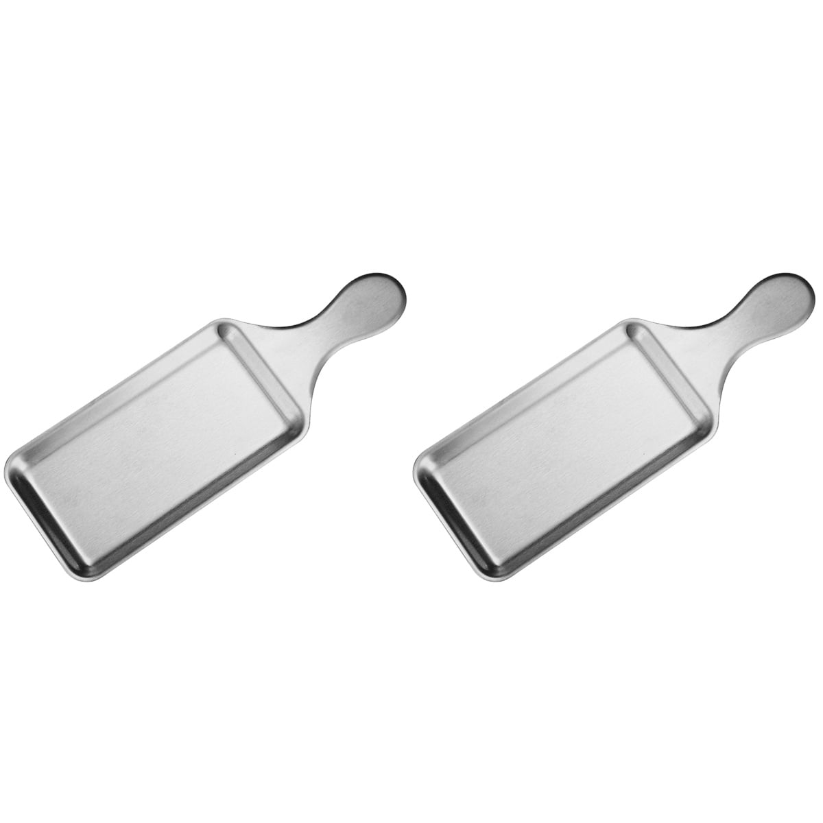 WynBing 2pcs Restaurant Plate Hot Pot Plate Stainless Steel Plate BBQ ...