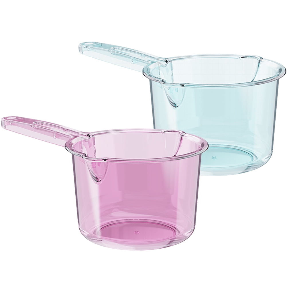 WynBing 2pcs Water Ladle Plastic Water Scoop Bath Ladle Dipper Bathroom ...