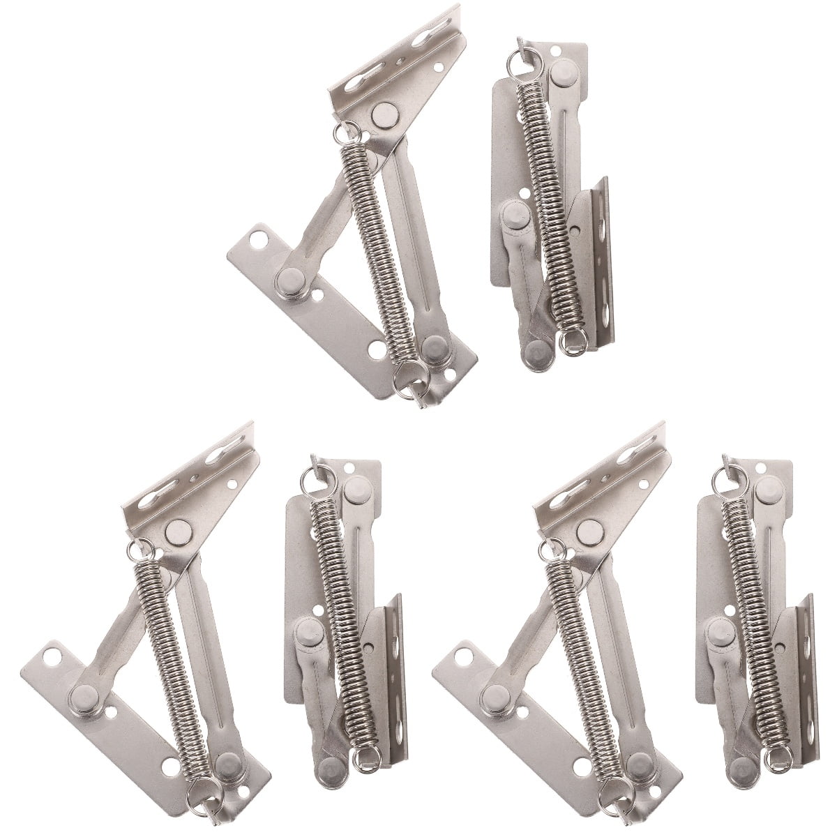 WynBing 3 Pairs Lift And Up Hinge Spring Loaded Hinge Lid Support ...