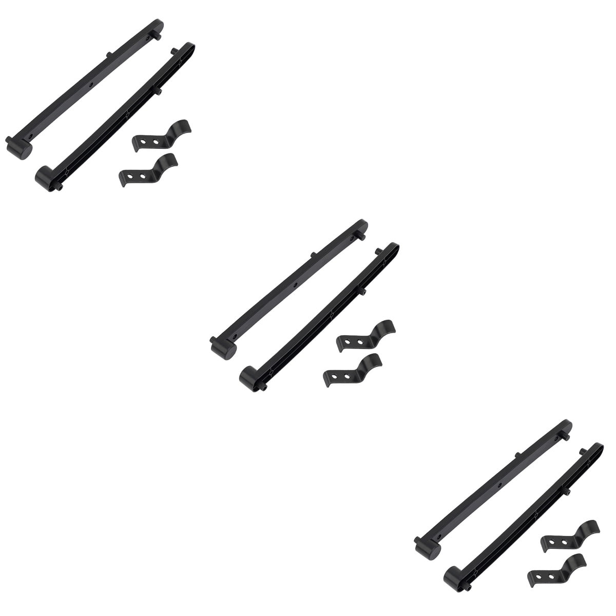 CIMAXIC Cabinet Drawer Slides Black Plastic and Iron Easy to Install ...