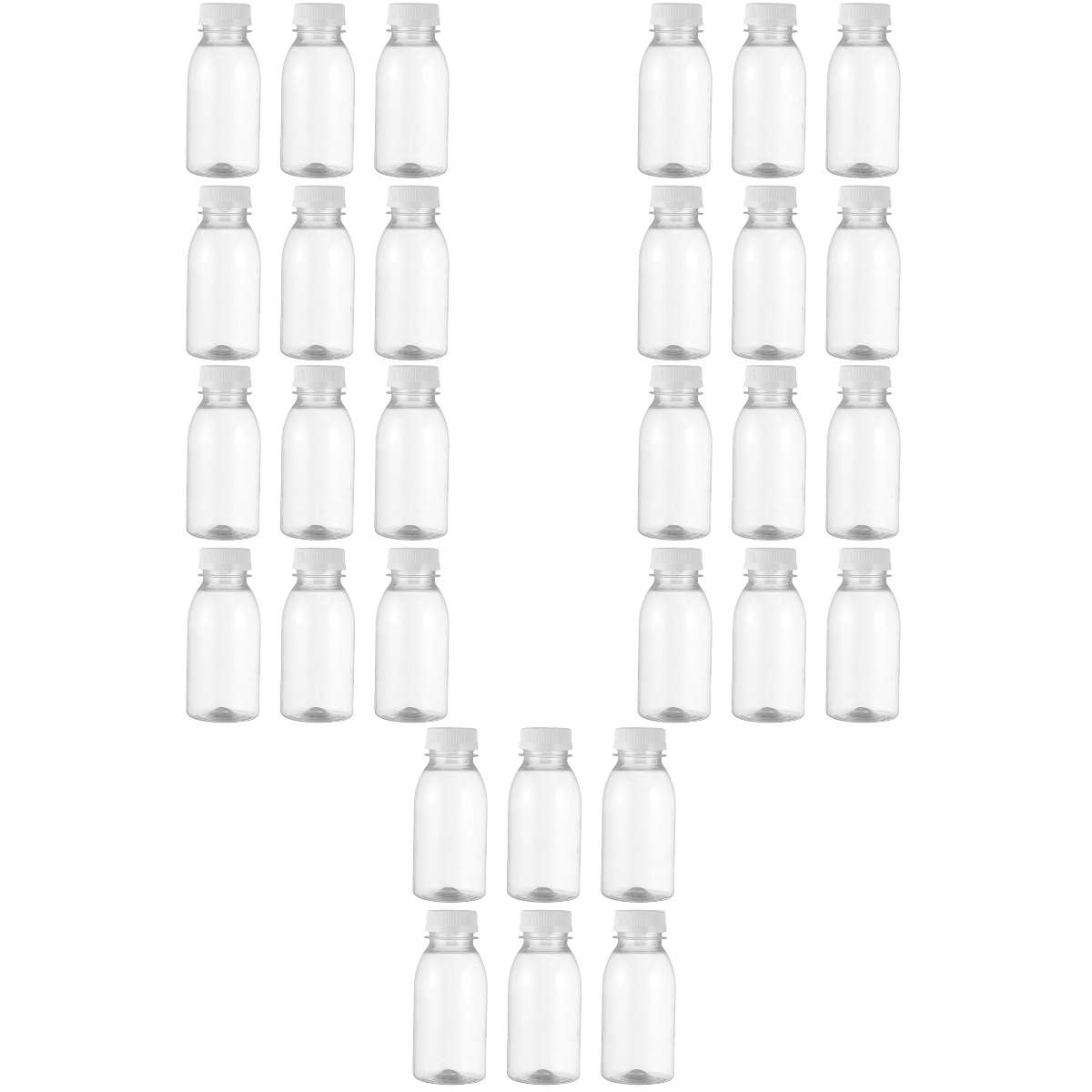 WynBing 30 pcs Milk Bottles Small Juice Bottles Leakproof Milk Bottles ...