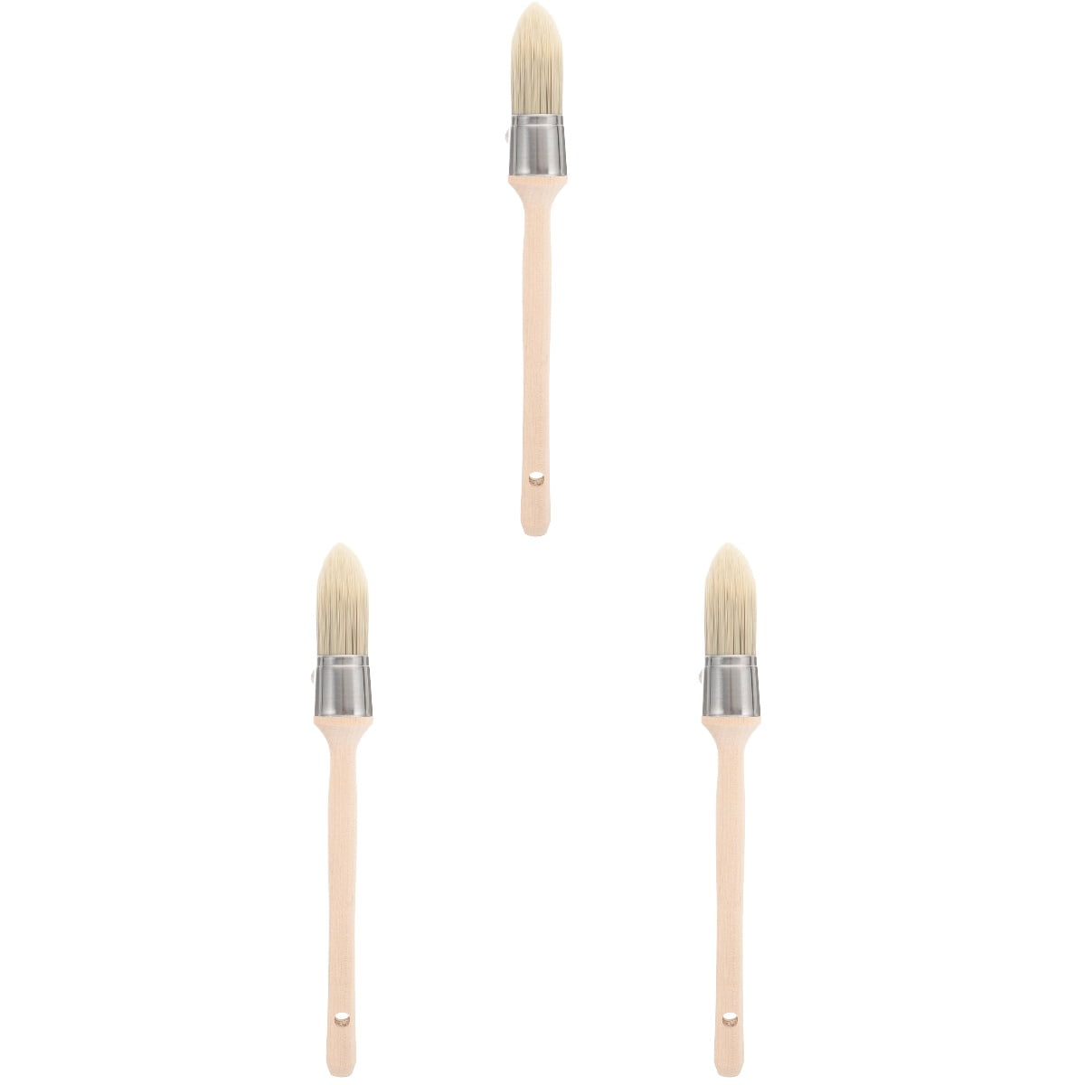 WynBing 3pcs Trim Paint Brush Edge Painting Tool with Wooden Handle ...