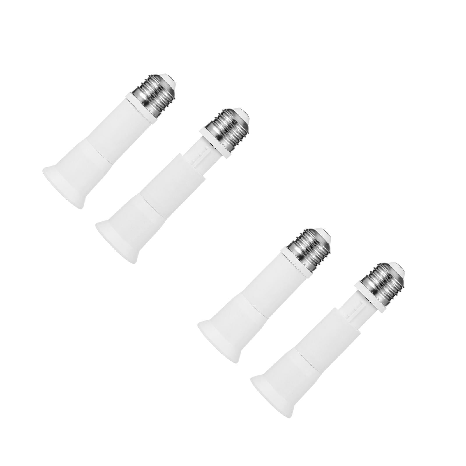WynBing 4 pcs Bulb Socket Extender Telescopic Light Bulb Extension ...