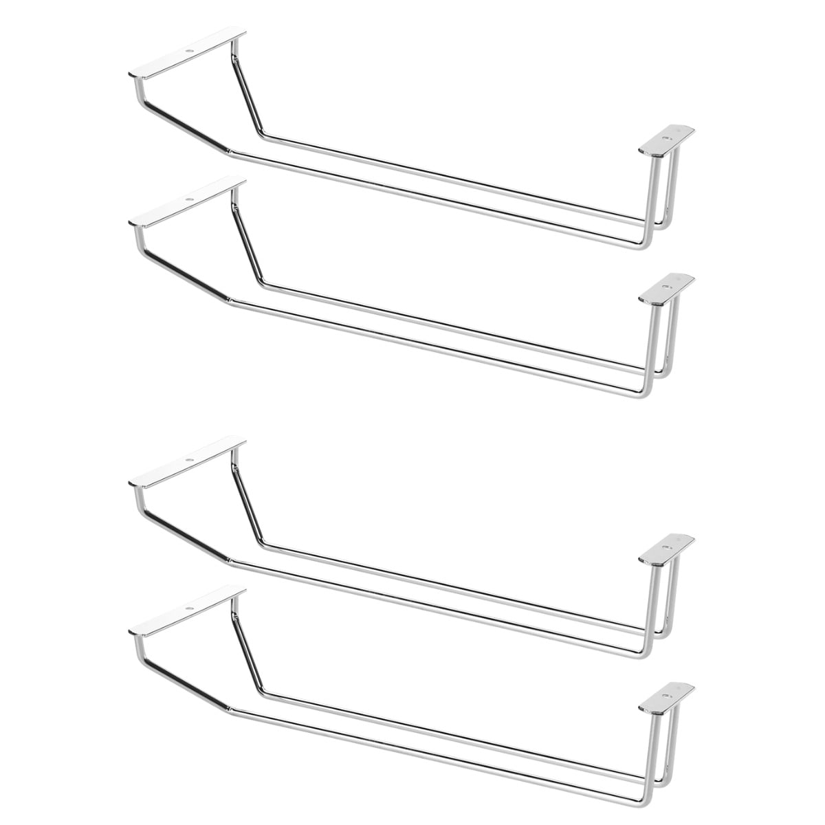 CIMAXIC Modern Style Stainless Steel Wine Glass Rack Space Saving ...