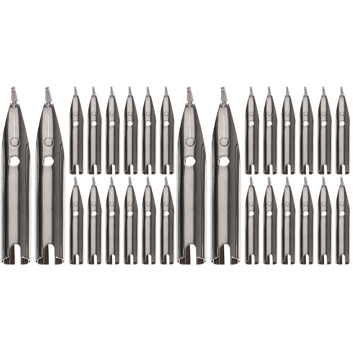 WynBing 40 Pcs Pen Nibs Fountain Pen Replacement Nibs Calligraphy Pen ...