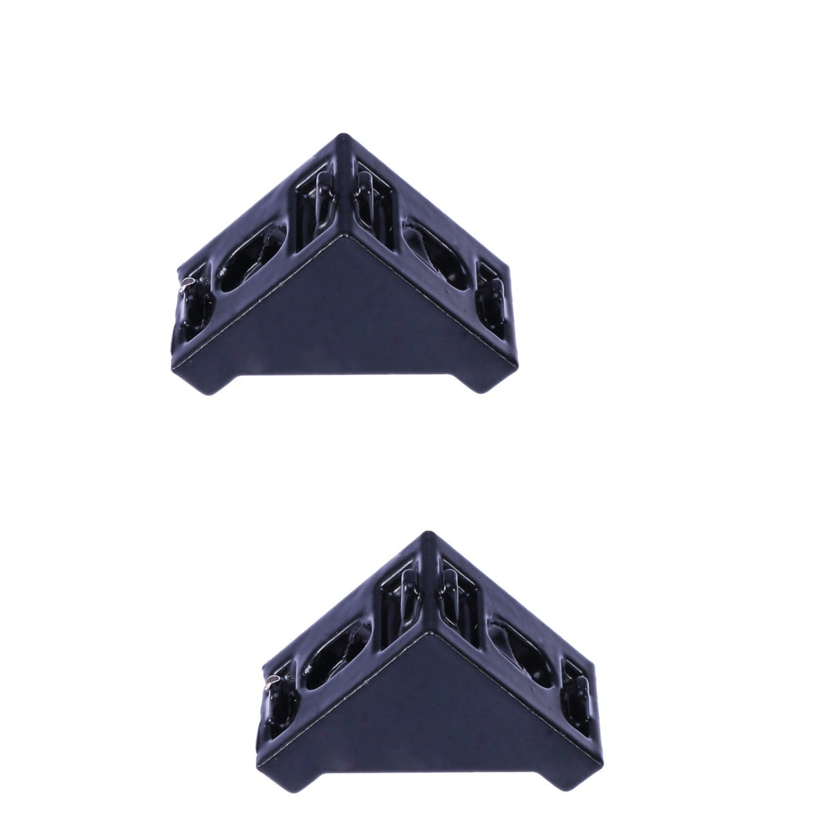 WynBing 40 pcs 2028 Black Aluminum 90 Degree Angle Corner Bracket ...