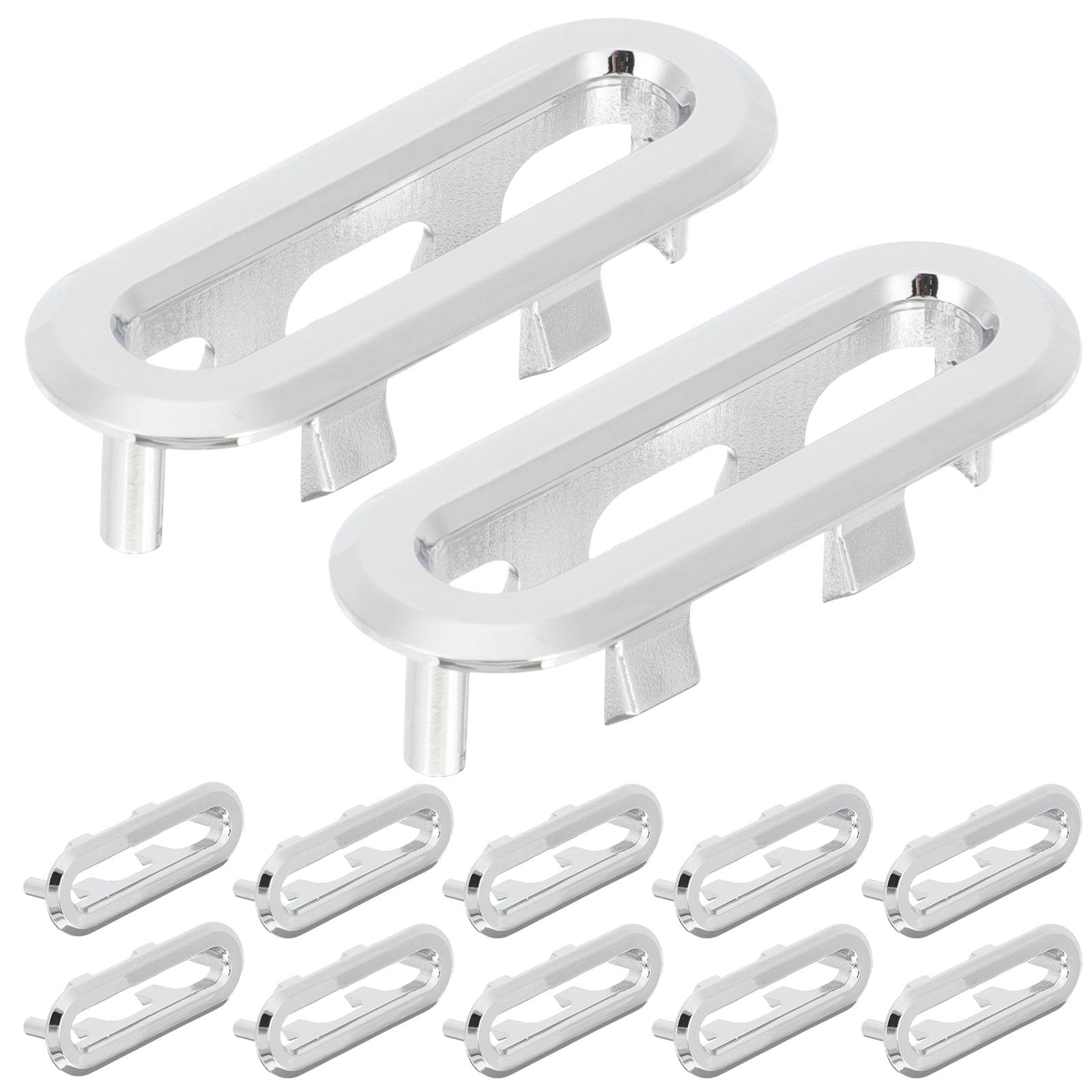 CIMAXIC Durable Silver Sink Overflow Ring, Anti-Rust Bathroom Accessory ...