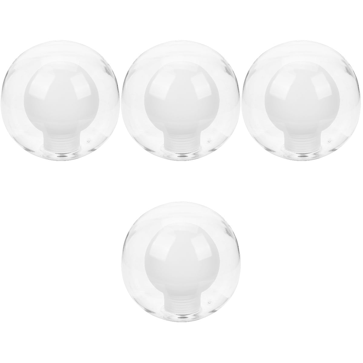 WynBing 4pcs Glass Lamp Shade Fixture Replacement Glass Globe Lampshade ...
