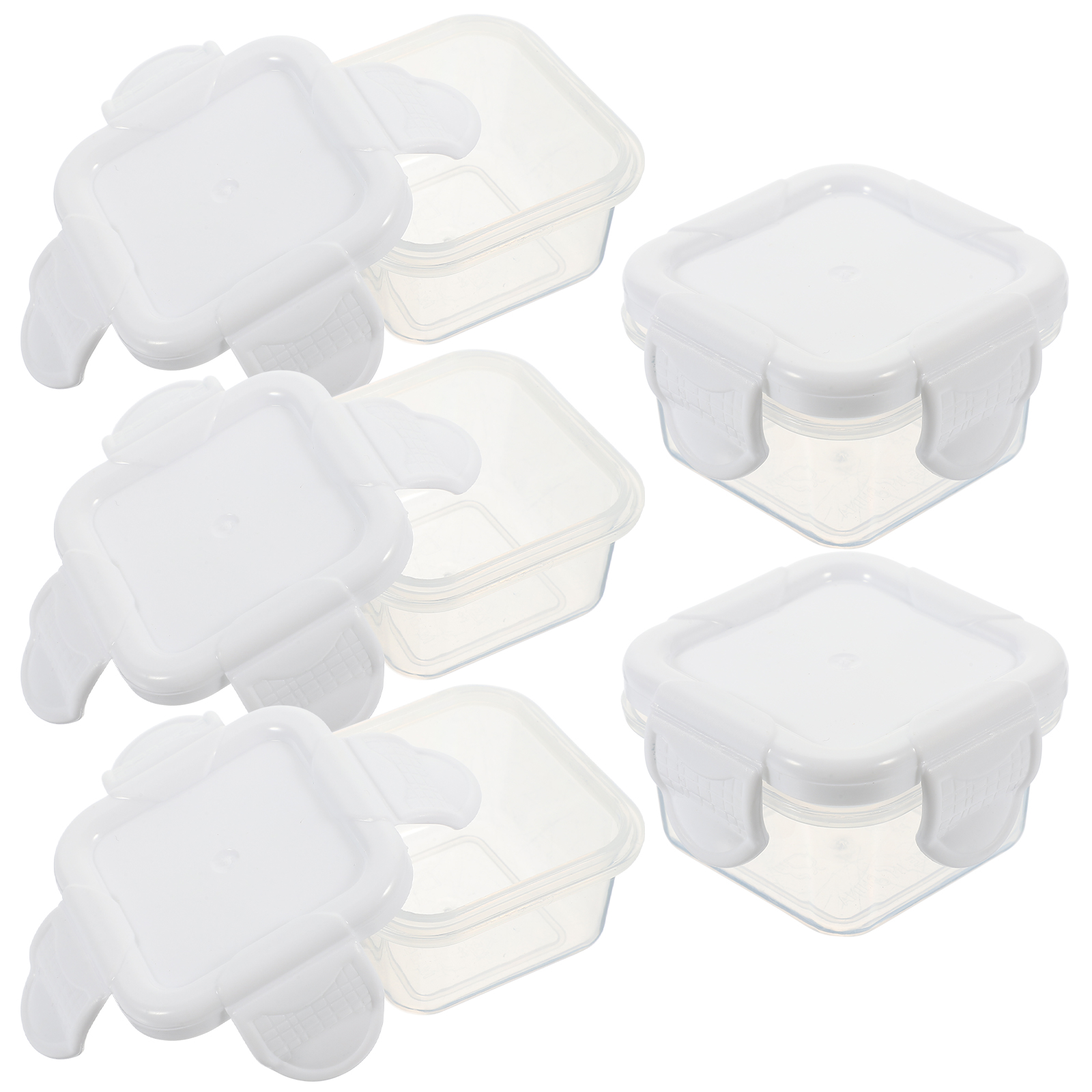 WynBing 5Pcs Portable Hamster Food Holder Boxes with Lid Deli Food ...