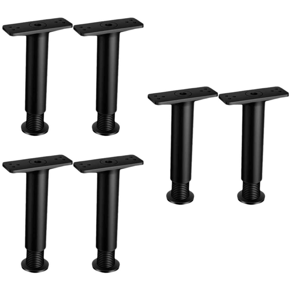 WynBing 6 Pcs Bed Frame Legs Heavy Duty Adjustable Bed Legs Furniture ...