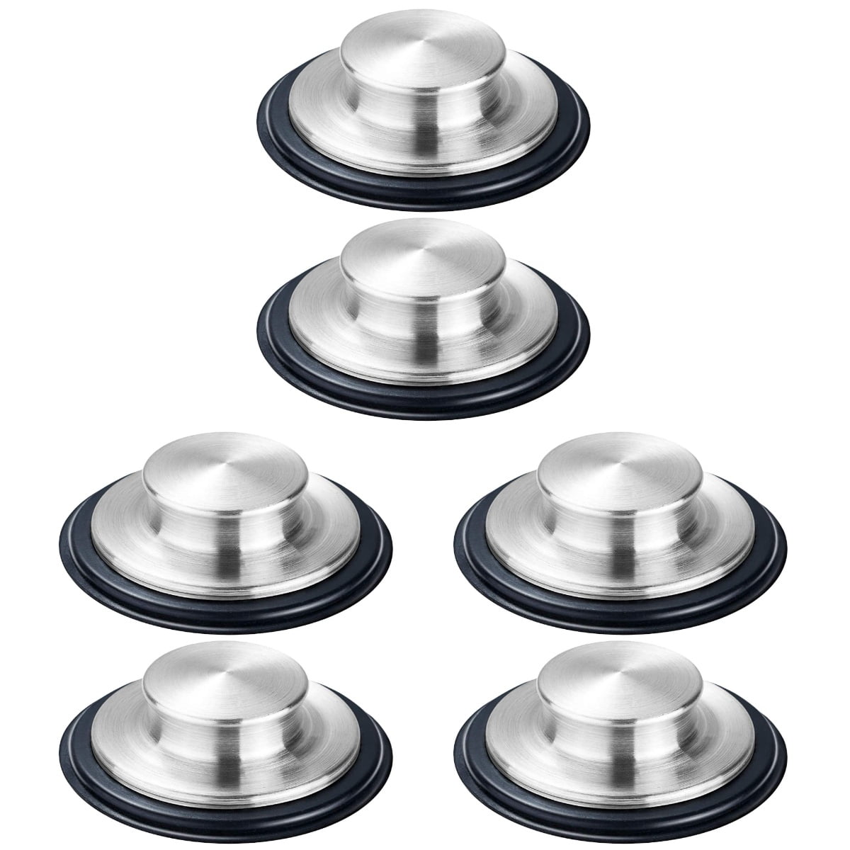 WynBing 6 pcs Kitchen Sink Stoppers Steel Sink Food Waste Disposer ...