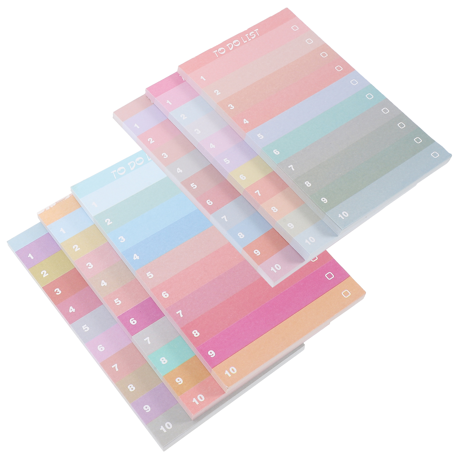 WynBing 6Pcs Student Memo Pad Adhesive Notepads Note Taking Notepads ...