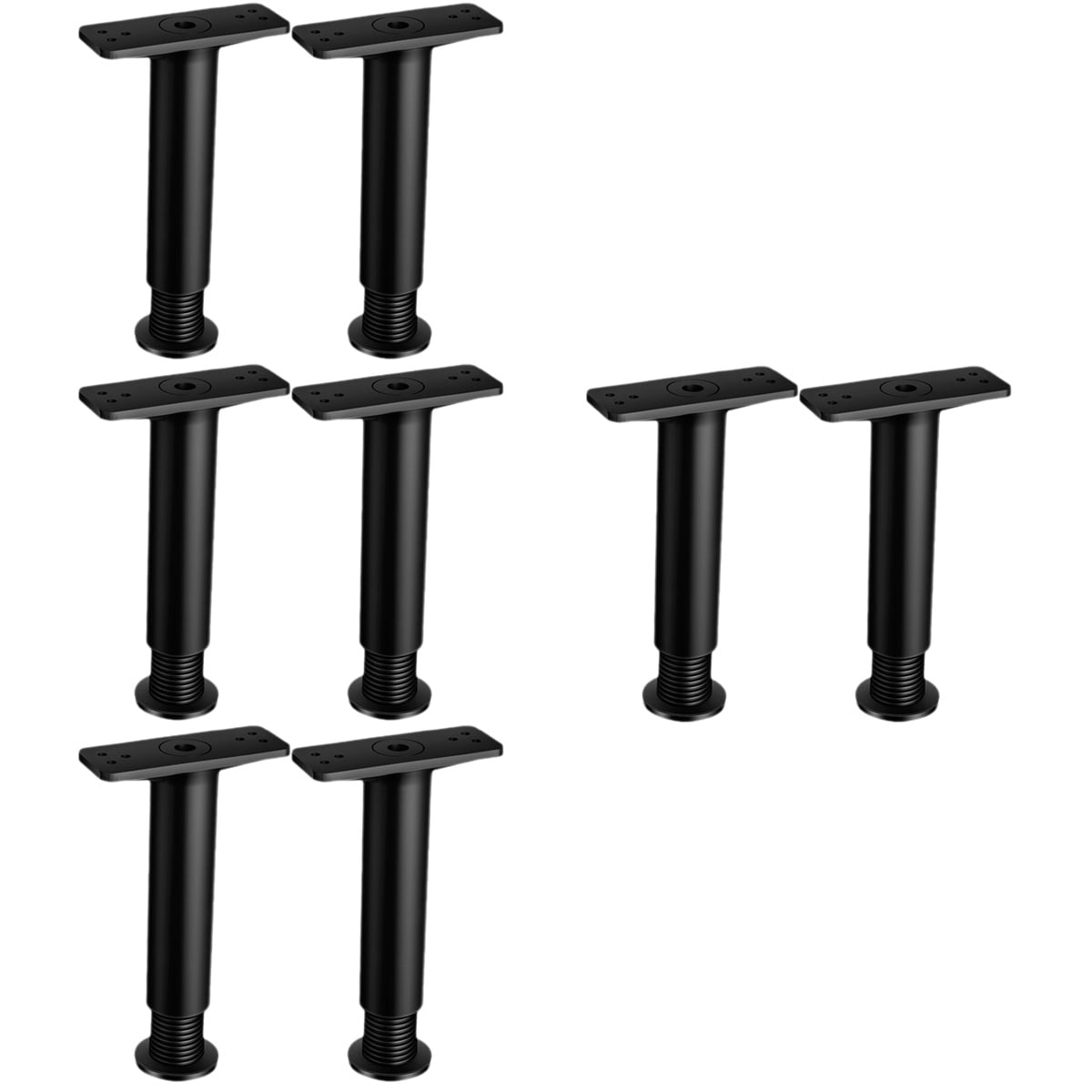 WynBing 8 Pcs Bed Frame Legs Heavy Duty Adjustable Bed Legs Furniture ...