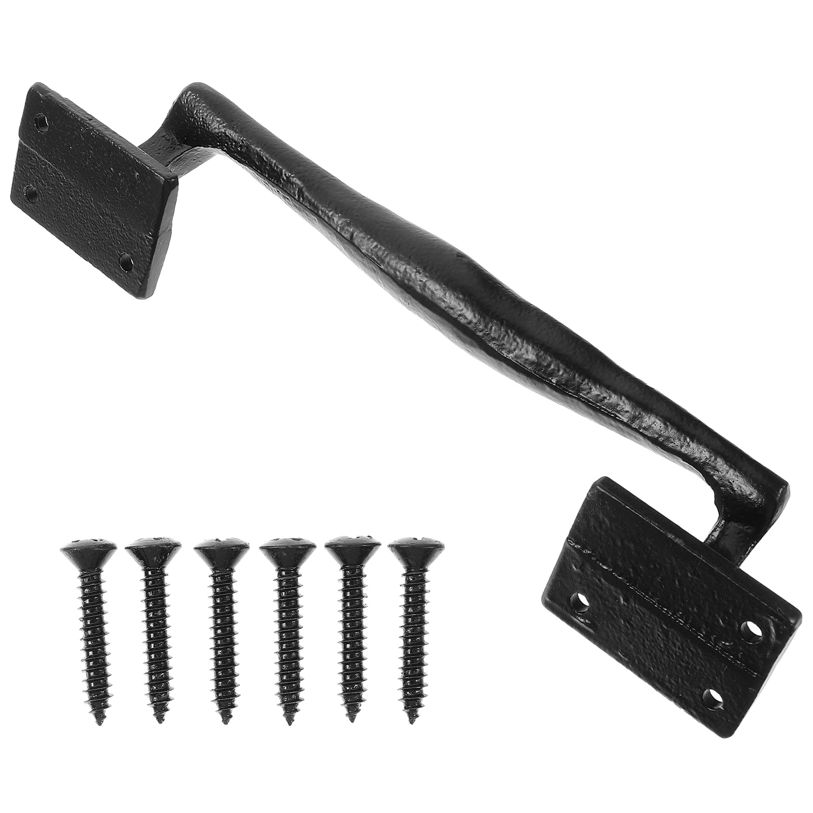 WynBing Cast Iron Sliding Barn Door Handle Vintage Metal Gate Pull ...