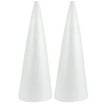 Lierteer Styrofoam Foam Cones Polystyrene for Crafts DIY Painting ...