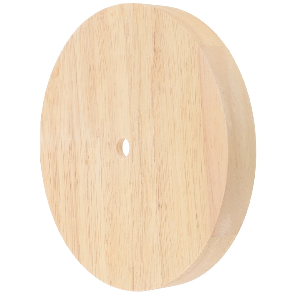 WynBing Desk Lamp Base Replacement Table Base Round Wooden Table Lamp ...