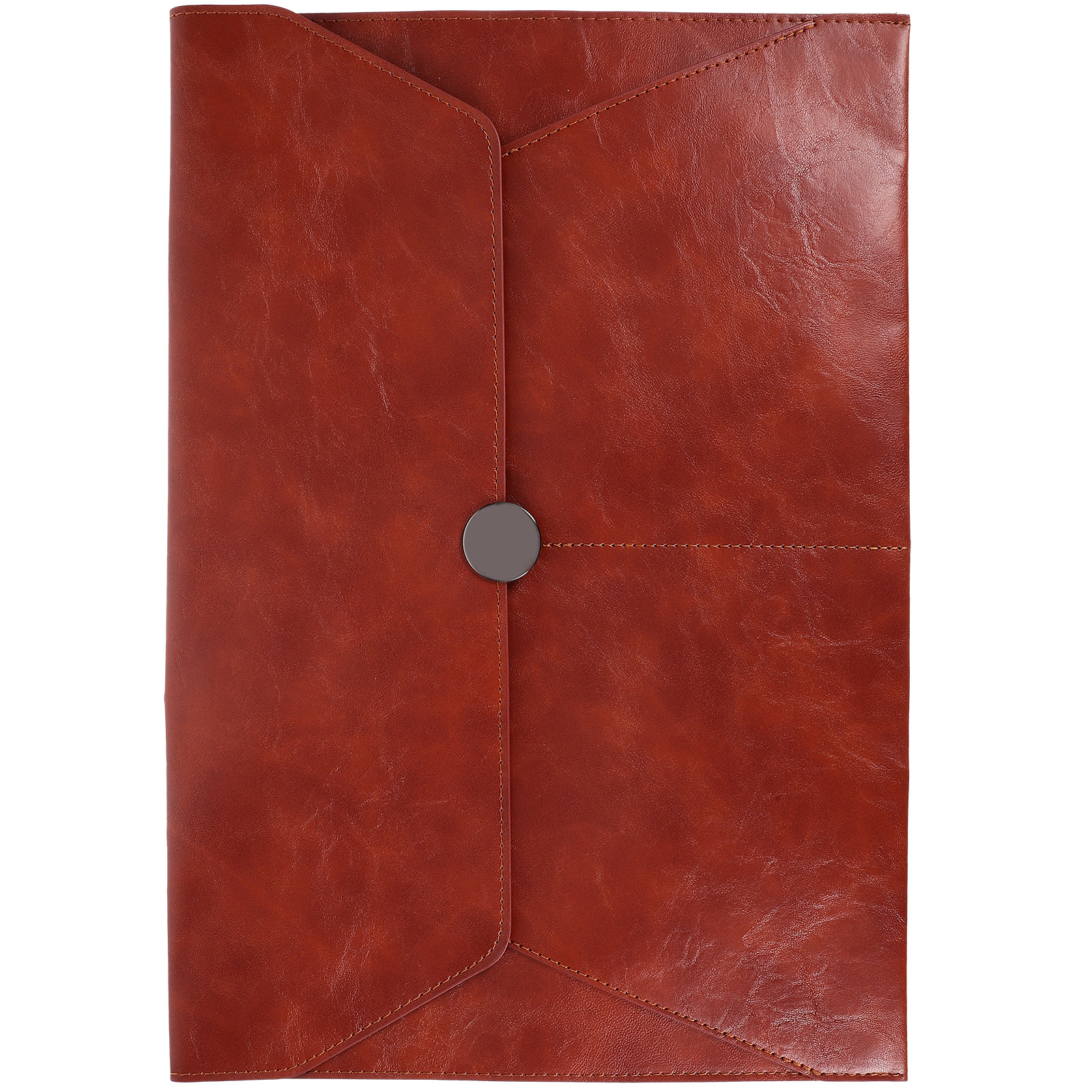 WynBing Leather Document File Folder A4 File Bag File Organizer Bag ...