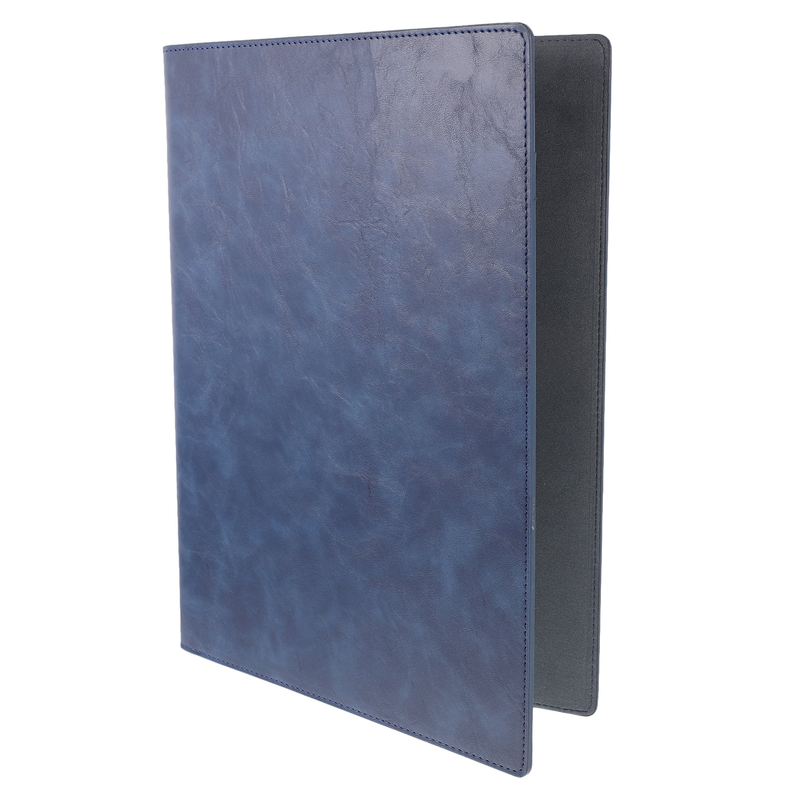 CIMAXIC PU Portfolio Organizer Folder for Office Dark Blue Business ...