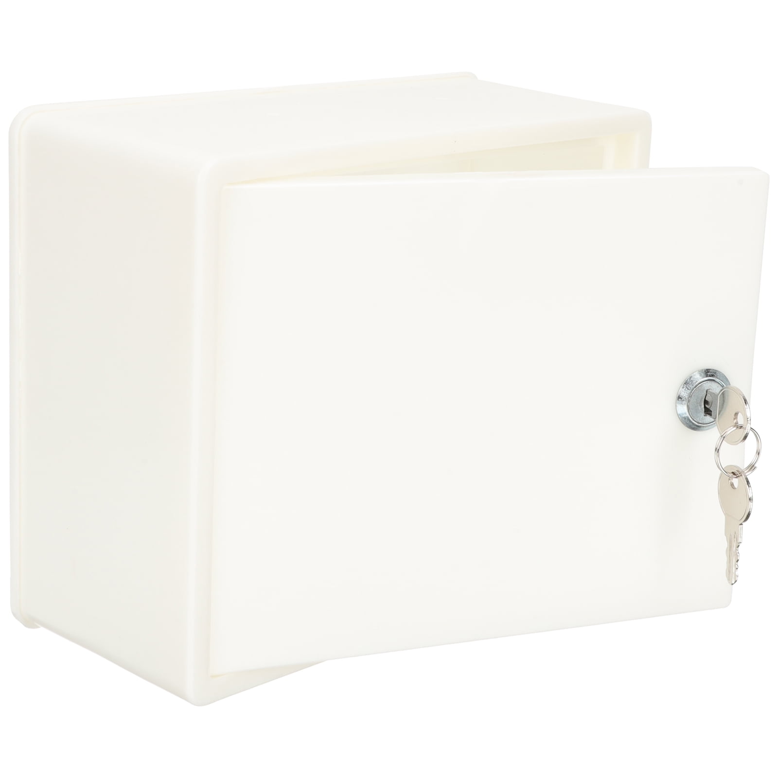 WynBing Wall Mounted Multi-Use Plastic Box with Lock, Hanging Mailbox ...